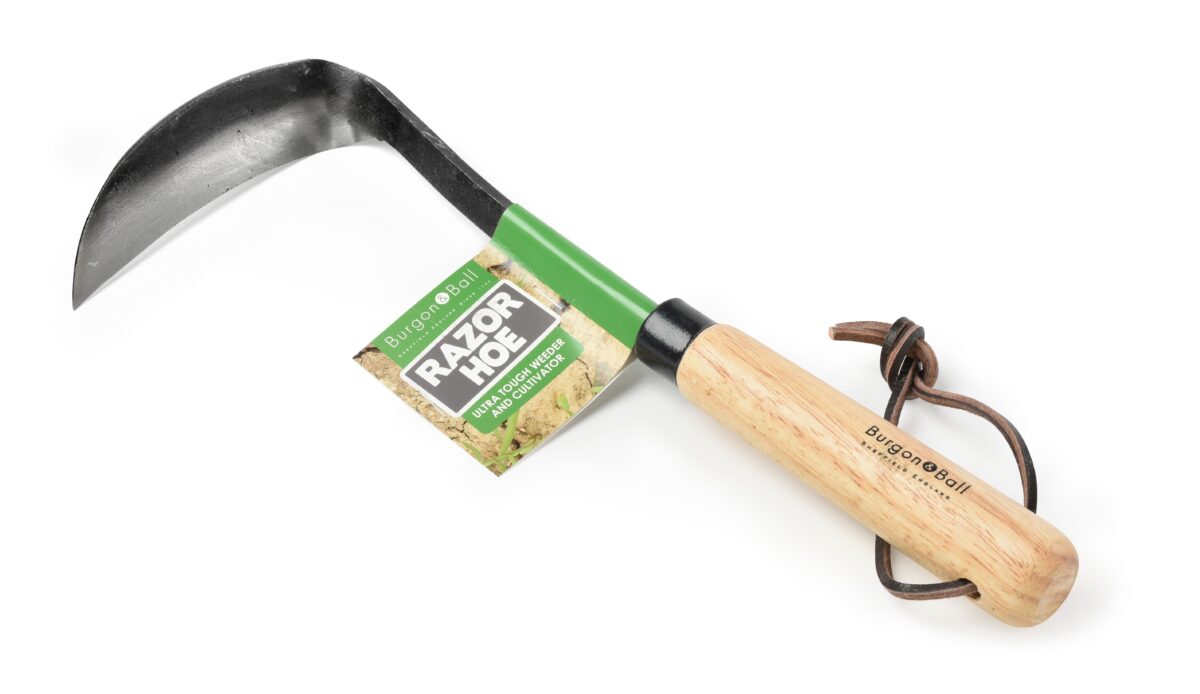 Razor hoe made by Burgon & Ball, the best garden tool you'll own