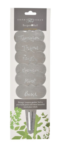 Herb labels - designed by Sophie Conran and a perfect gift for gardeners